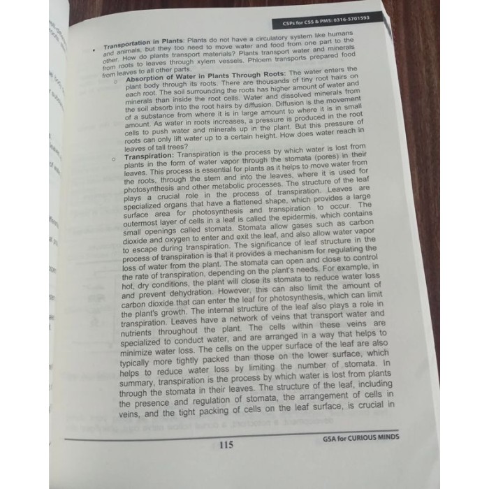 General Science and Ability GSA for Curious Minds by Engr. Qasim Umer