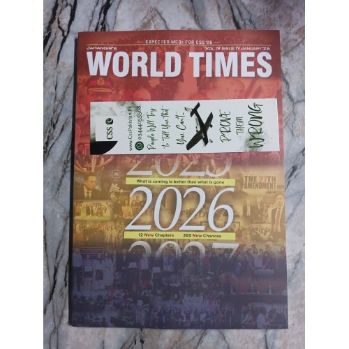 JWT Jahangir's World Times' Monthly Magazines in English: January 2026 ...