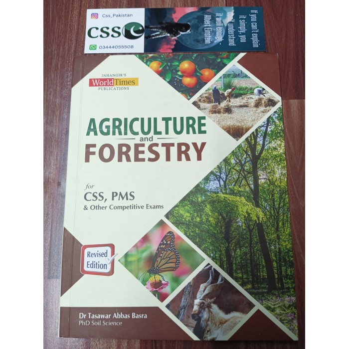 Agriculture and Forestry by Dr. Tasawar Abbas Basra JWT