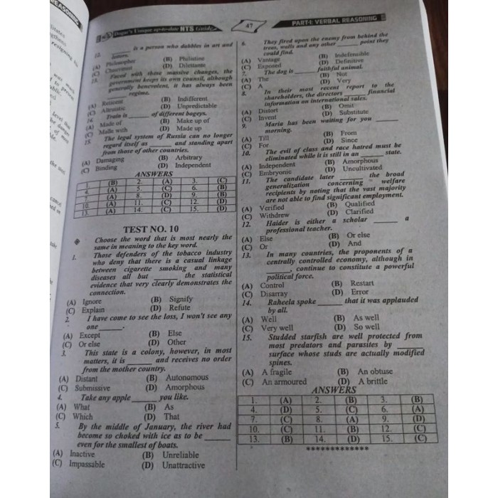 NTS National Testing Services Guide by Prof. Tariq Ali Khan Dogar Unique